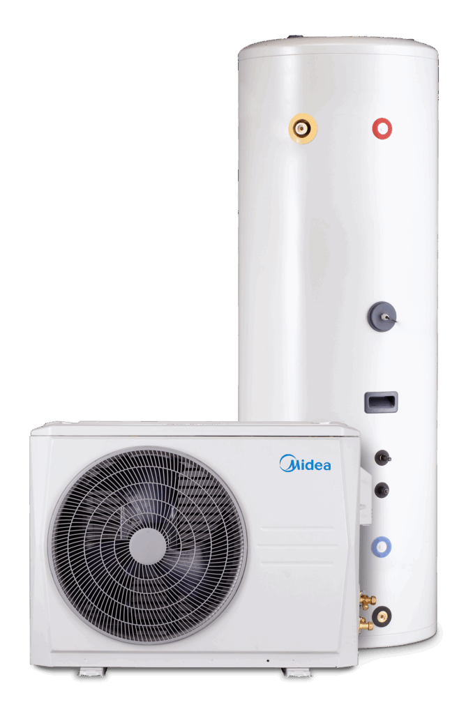 200 Litre Split Configuration Heat Pump Hot Water ‐ Midea - NRGPAL PTY LTD